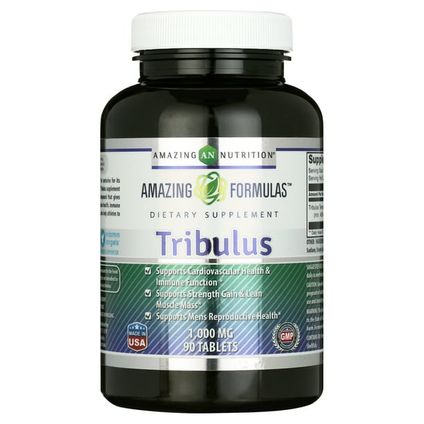 Amazing Formulas Tribulus Dietary Supplement - 1000MG - 90 Tablets per ...