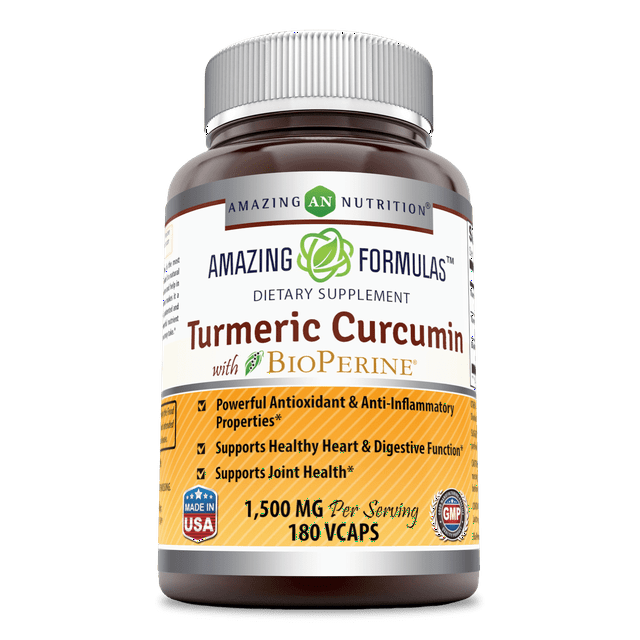 Amazing Formulas Turmeric Curcumin with Bioperine 1500 Mg Anti ...