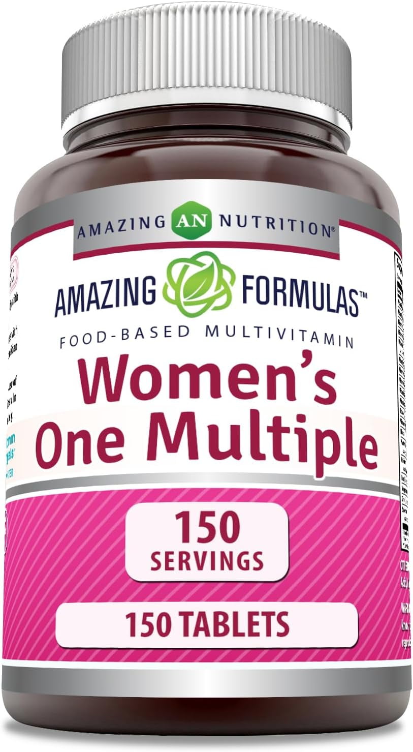 Amazing Nutrition Women's Multivitamin Food Based 150 Tablets with ...