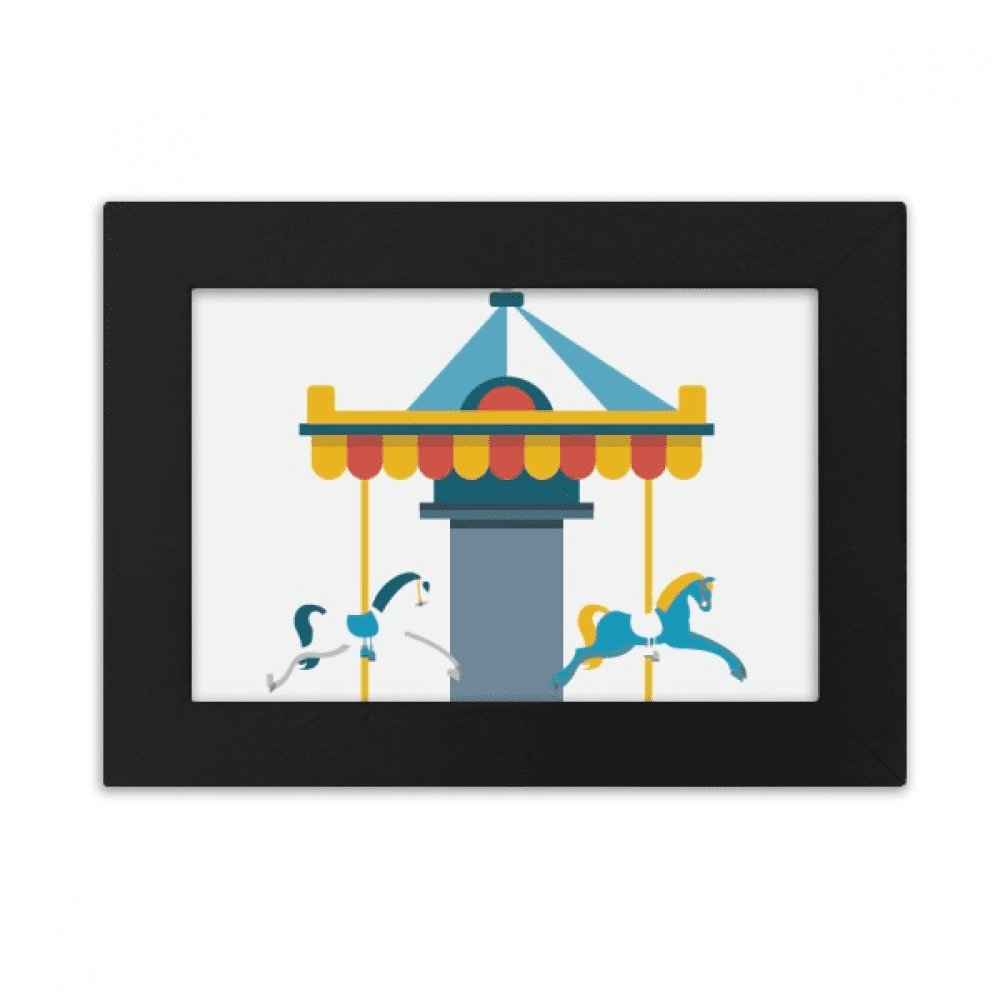 Amazing Funny Park Carousel Illustration Desktop Photo Frame Ornaments ...