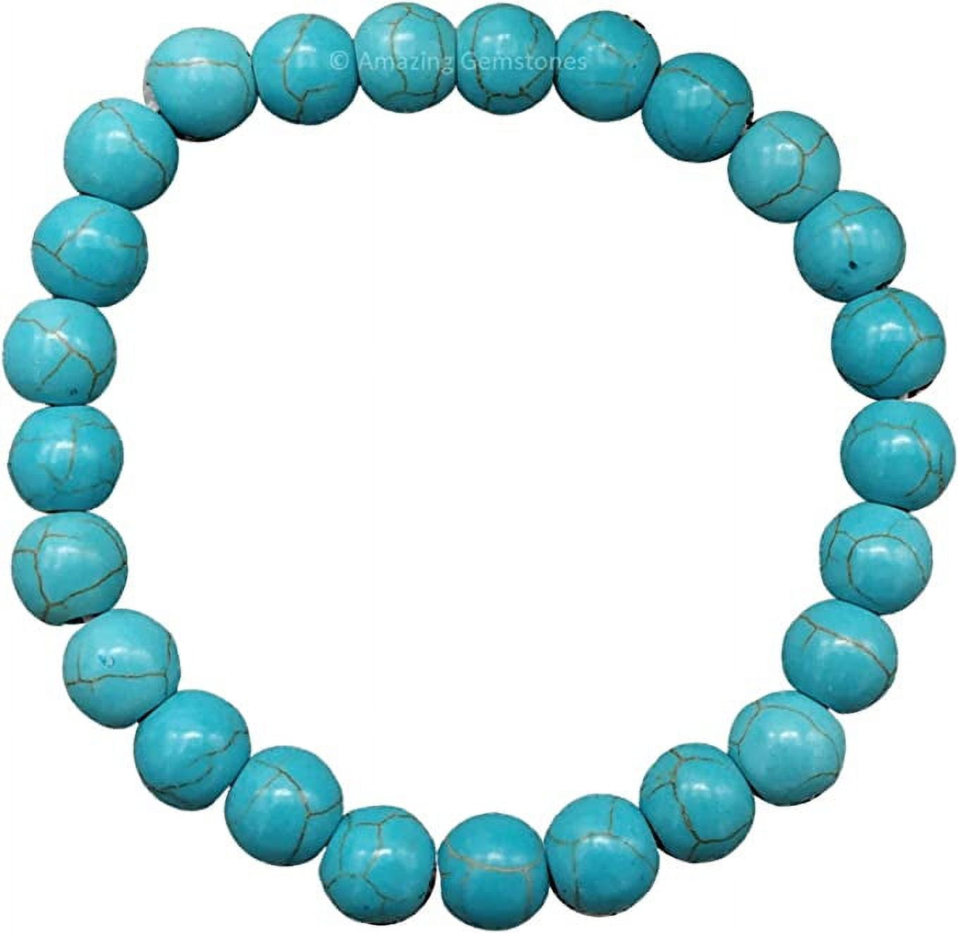Amazing Gemstone Turquoise Crystal Bracelet Adjustable - Walmart.com