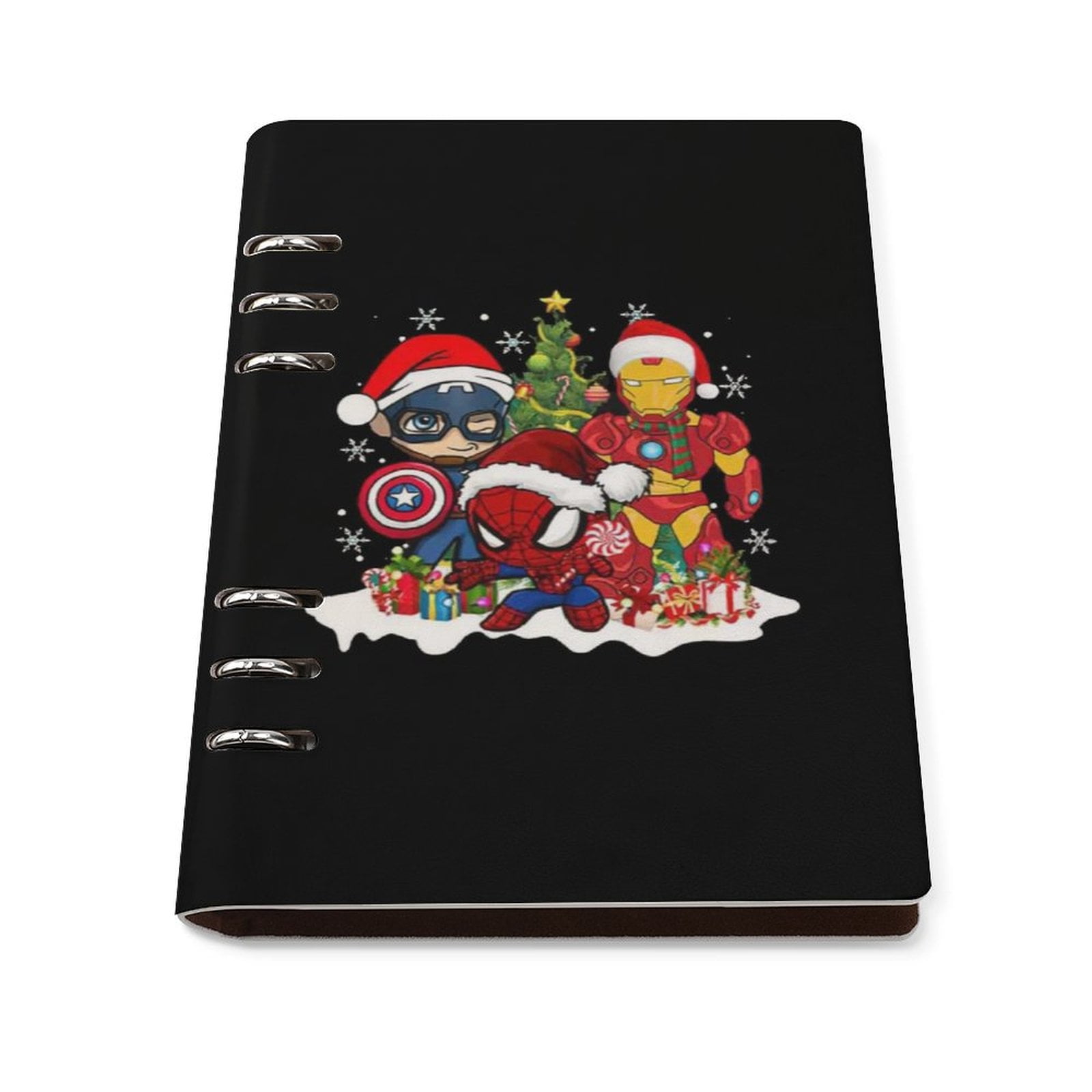 The Amazing Glow Spider-man Christmas Refillable Leather A5 Loose Leaf ...