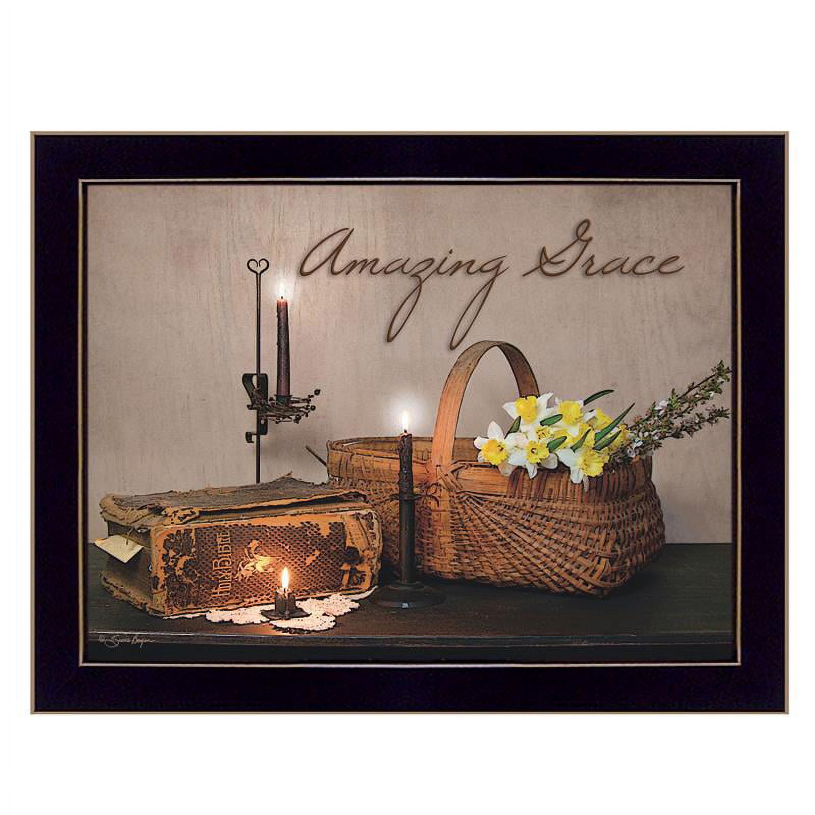 Amazing Grace By Susan Boyer Printed Framed Wall Art Wood Multi-Color ...