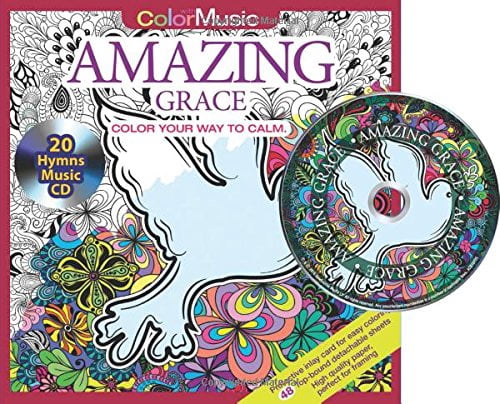 Pre-Owned Amazing Grace: Color Your Way to Calm [With Relaxation Music ...