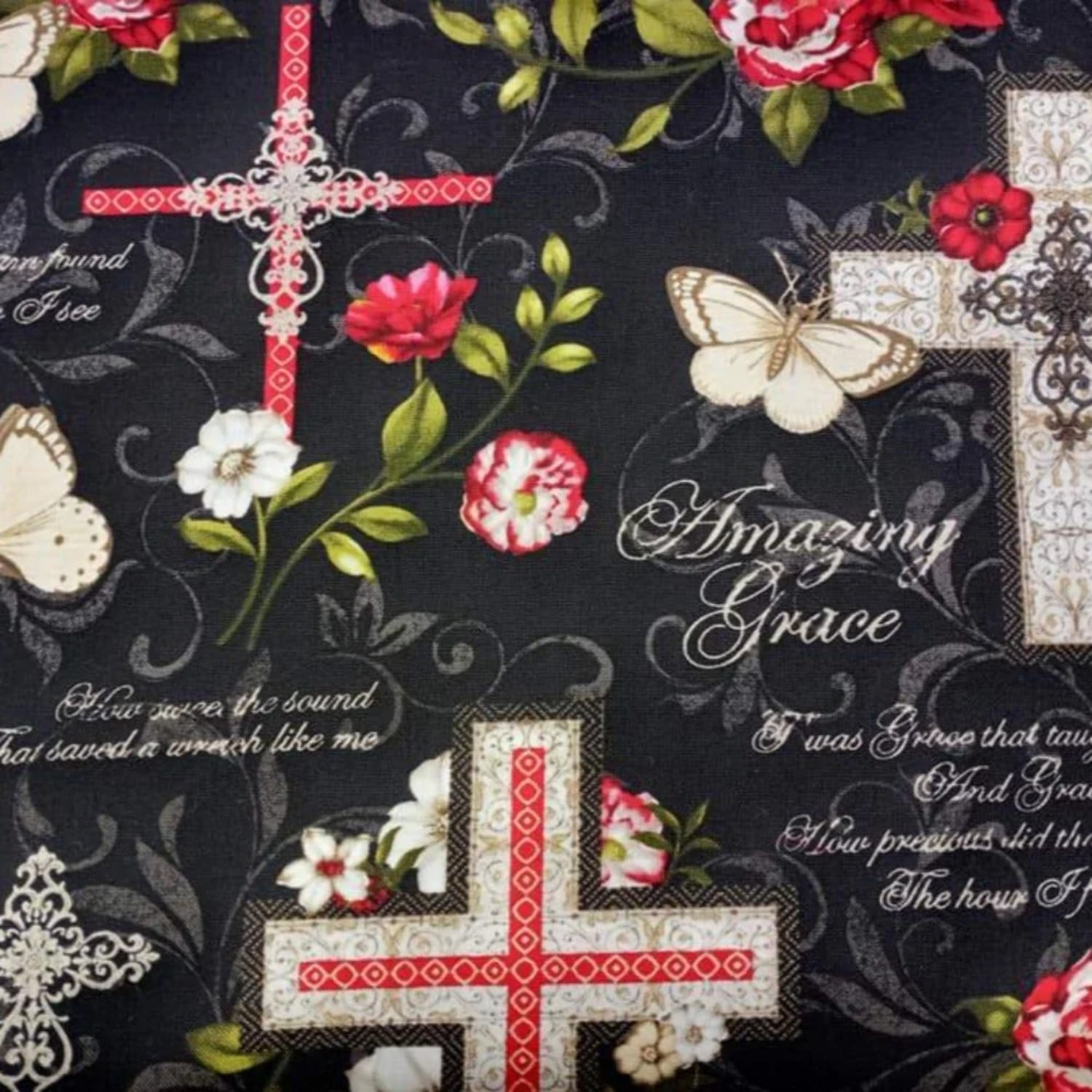 Amazing Grace Cotton Calico Fabric - Walmart.com
