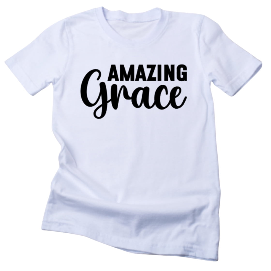 Amazing Grace Cotton Christian Worship Inspirational Spiritual T-Shirt ...