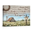 Amazing Grace Farmhouse Cross Rustic Religious Modern For Living Room ...