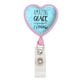 Amazing Grace How Sweet The Sound Heart Lanyard Retractable Reel Badge ...