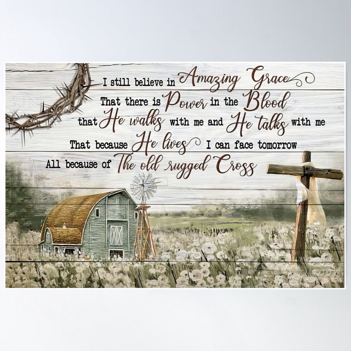 Amazing Grace With Jesus Amazing Grace Barn Farm I Still BelieveAmazing ...