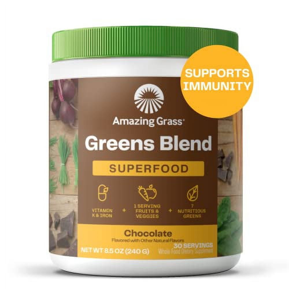 Amazing Grass Greens Blend Superfood: Super Greens Powder Smoothie Mix ...