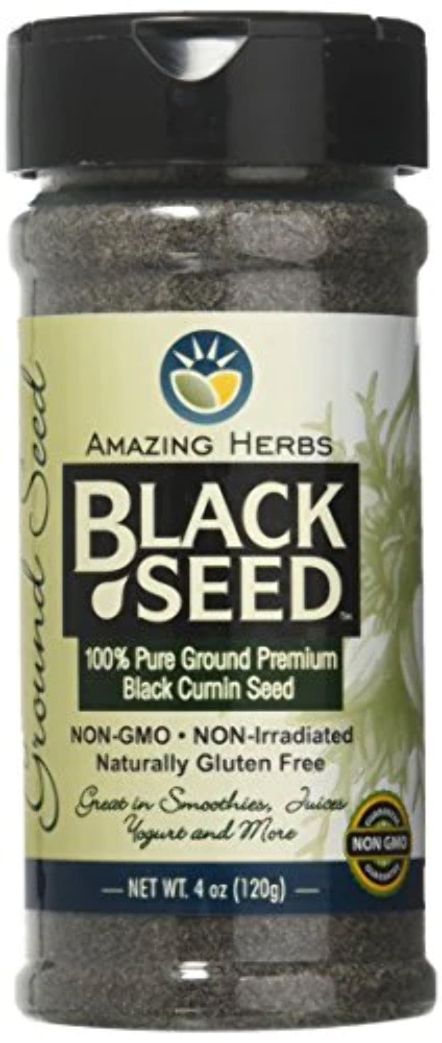 Amazing Herbs, Black Seed, 4 oz, Ground Premium Black Cumin - Walmart.com