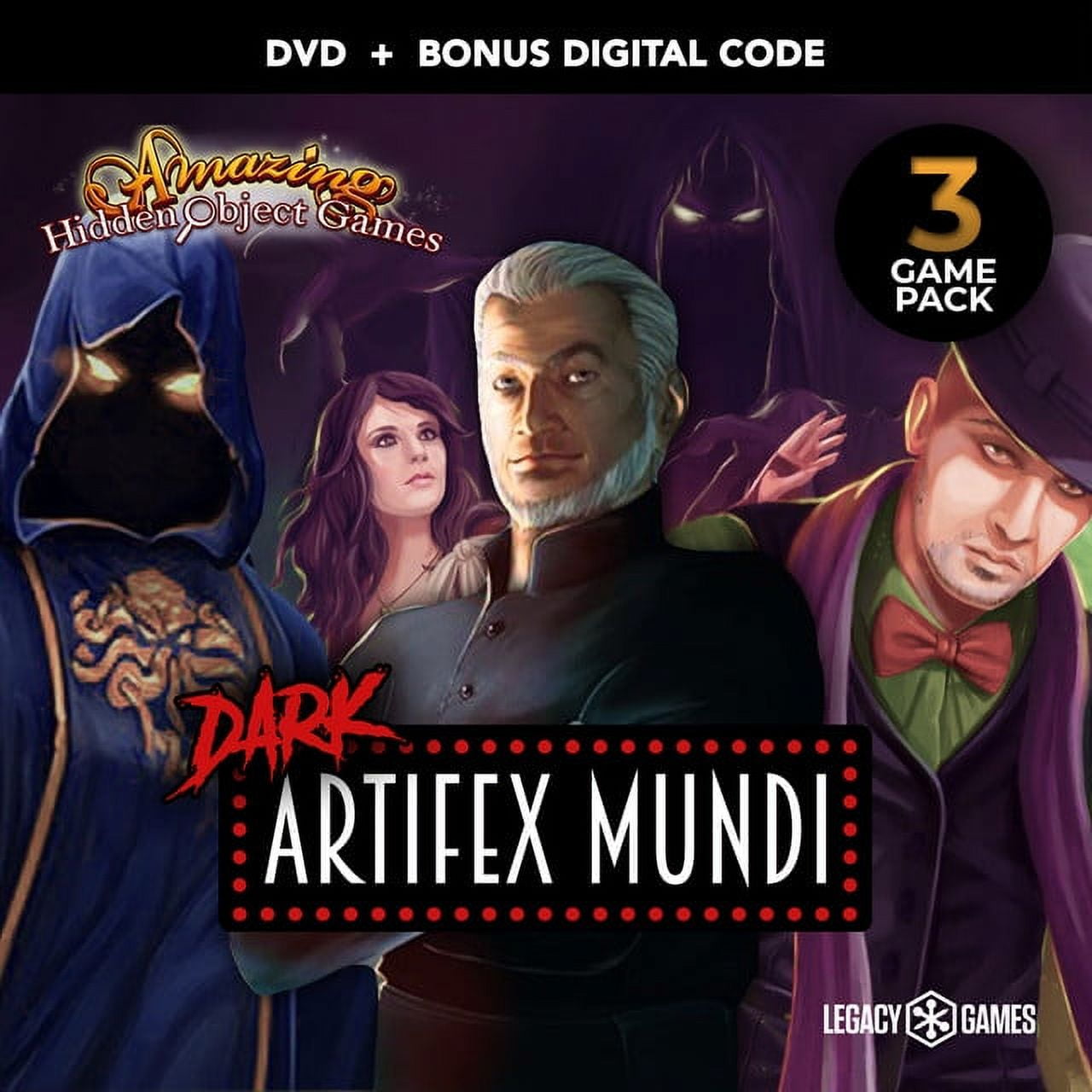 Amazing Hidden Object Games: Dark Artifex Mundi - 3 Pack, PC DVD with ...