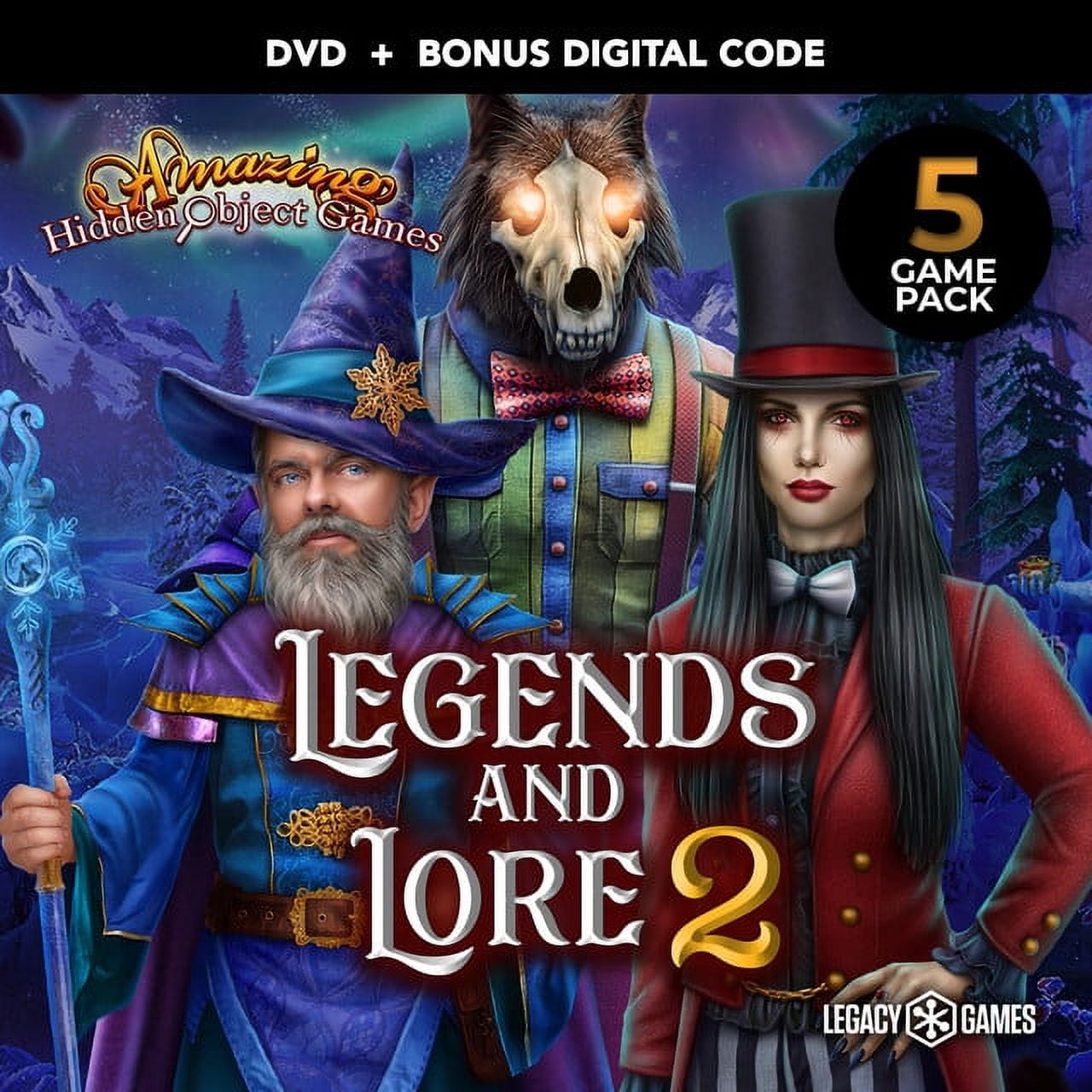 Amazing Hidden Object Games: Legends and Lore Vol. 2 - 5 Pack - Walmart.com