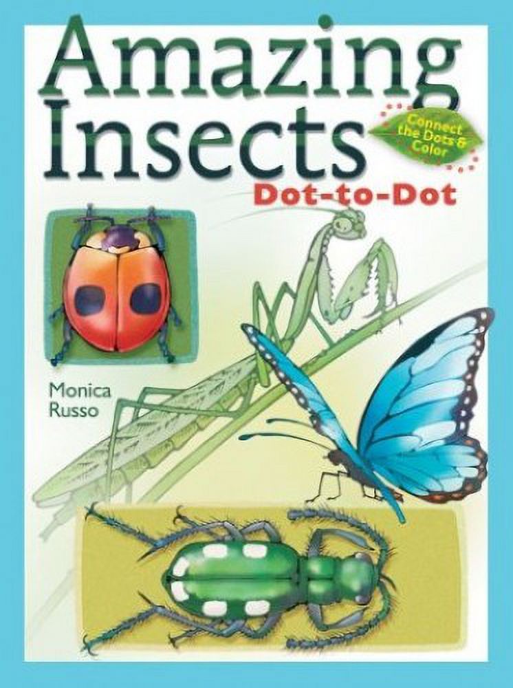 Pre-Owned Amazing Insects Dot-to-Dot Paperback - Walmart.com