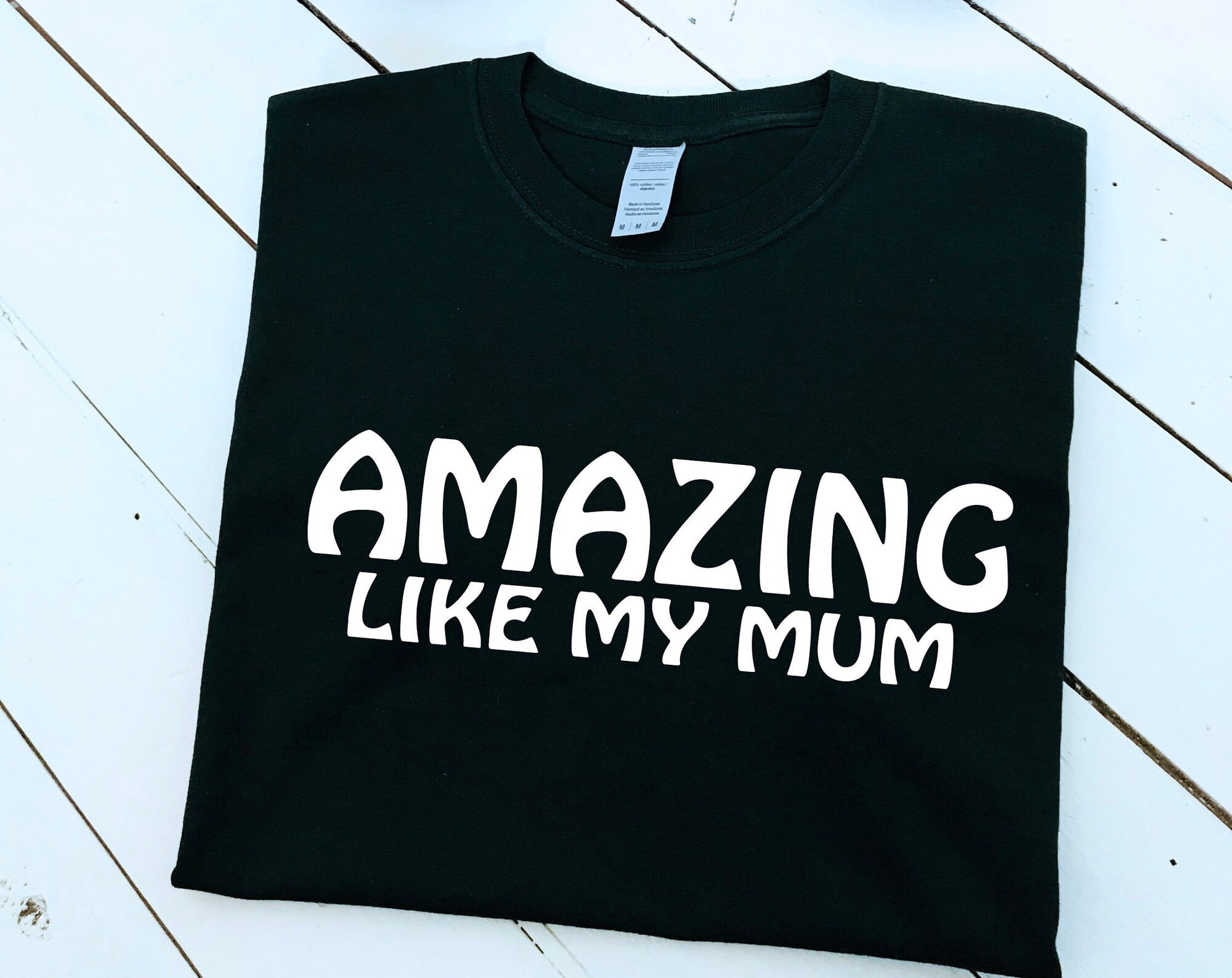 Amazing Like My Mum Tshirt Unisex Cotton Tee Mum Gift - Walmart.com