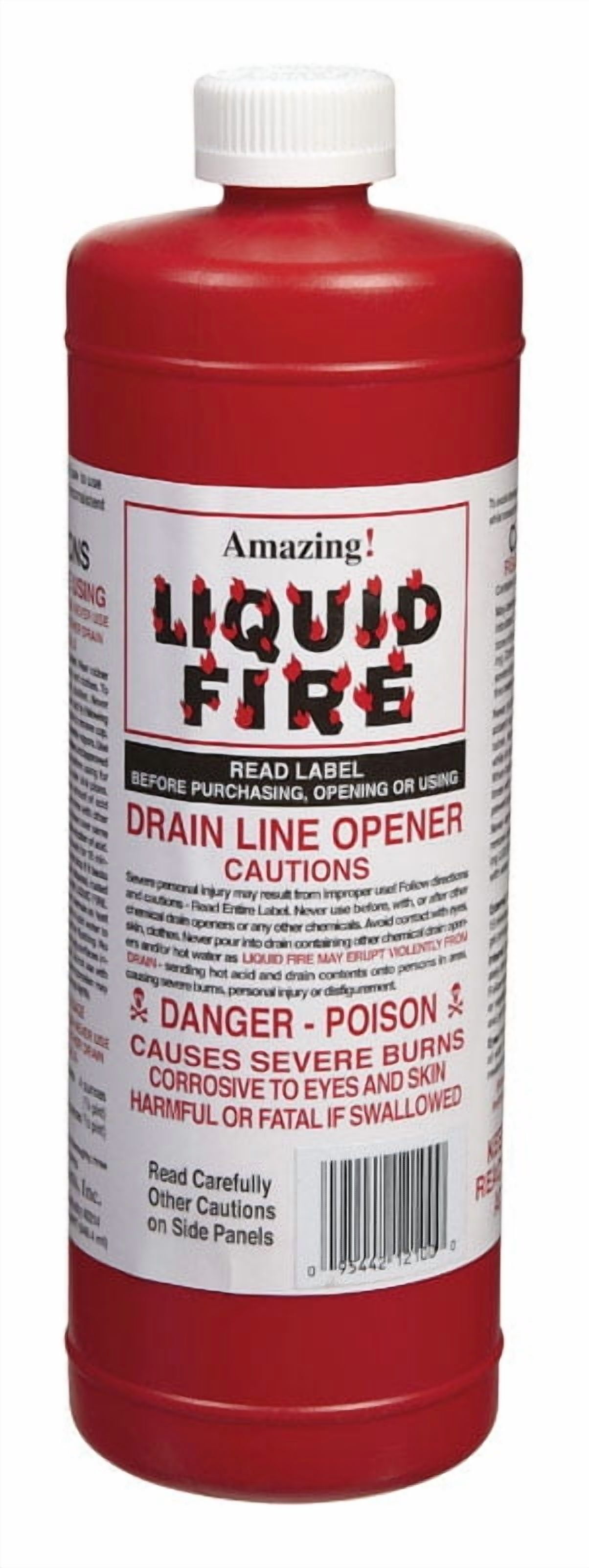 Amazing Liquid Fire Liquid Drain Opener 32 oz - Walmart.com