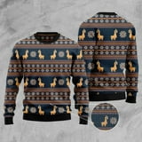 Amazing Llama 3D Christmas Sweater, Funny Xmas Sweater, Sweater Xmas ...