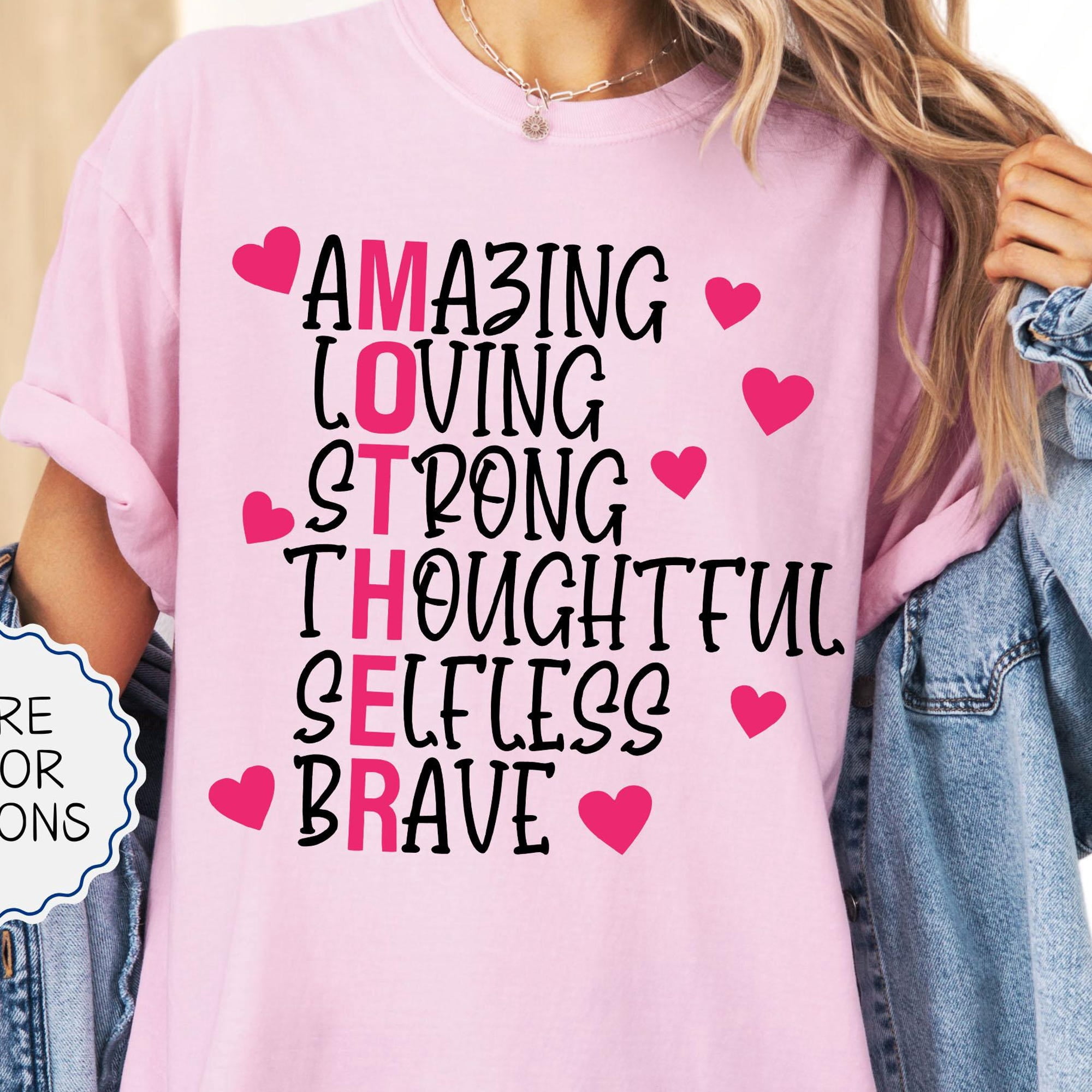 Amazing Loving Strong Thoughtful Selfless Brave Shirt Mother 39 s Day ...