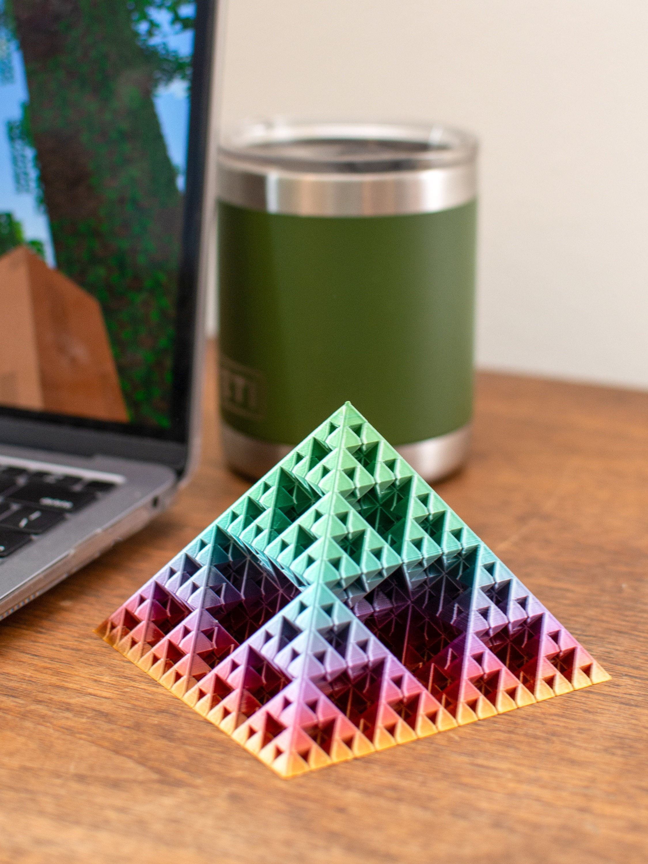 Amazing Mathematical Fractal Pyramid - Walmart.com