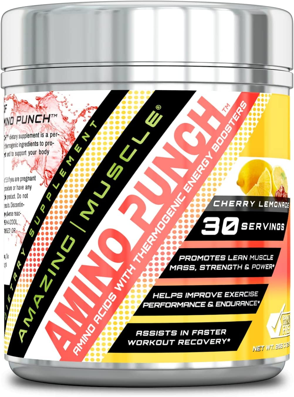 Amazing Muscle Amino Punch 5500 Mg Per Serving of Amino Acids | Cherry ...