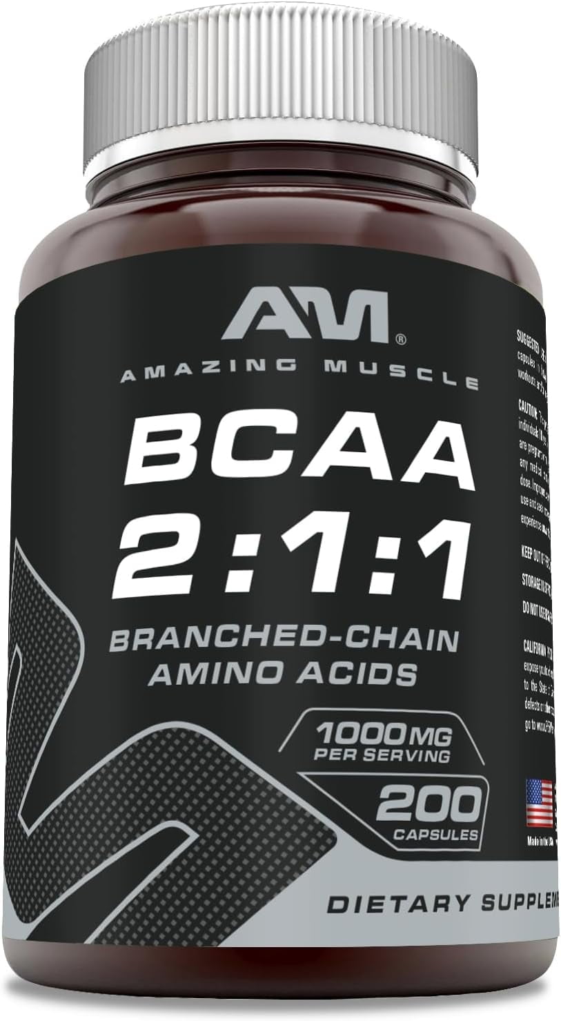 Amazing Muscle BCAA 2:1:1 Capsules Supports Exercise Performance ...
