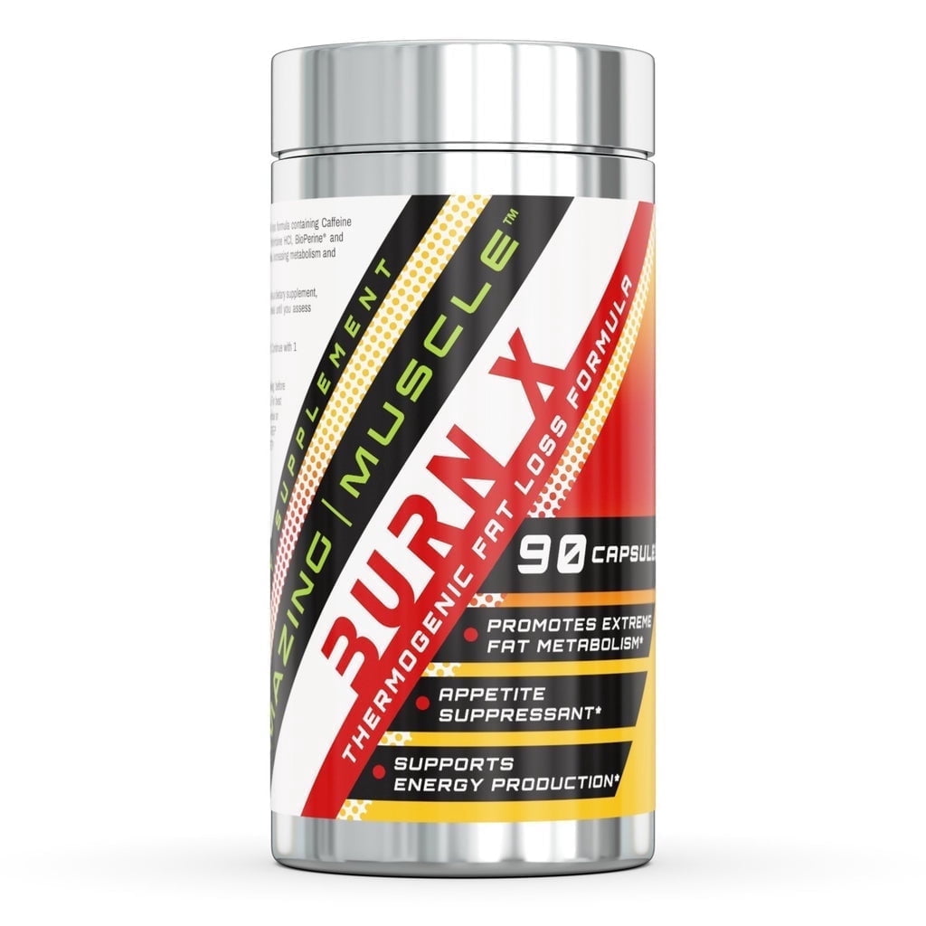 Amazing Muscle Burn X 90 Capsules | With Blend of Vitamin B1, B2, B6 ...
