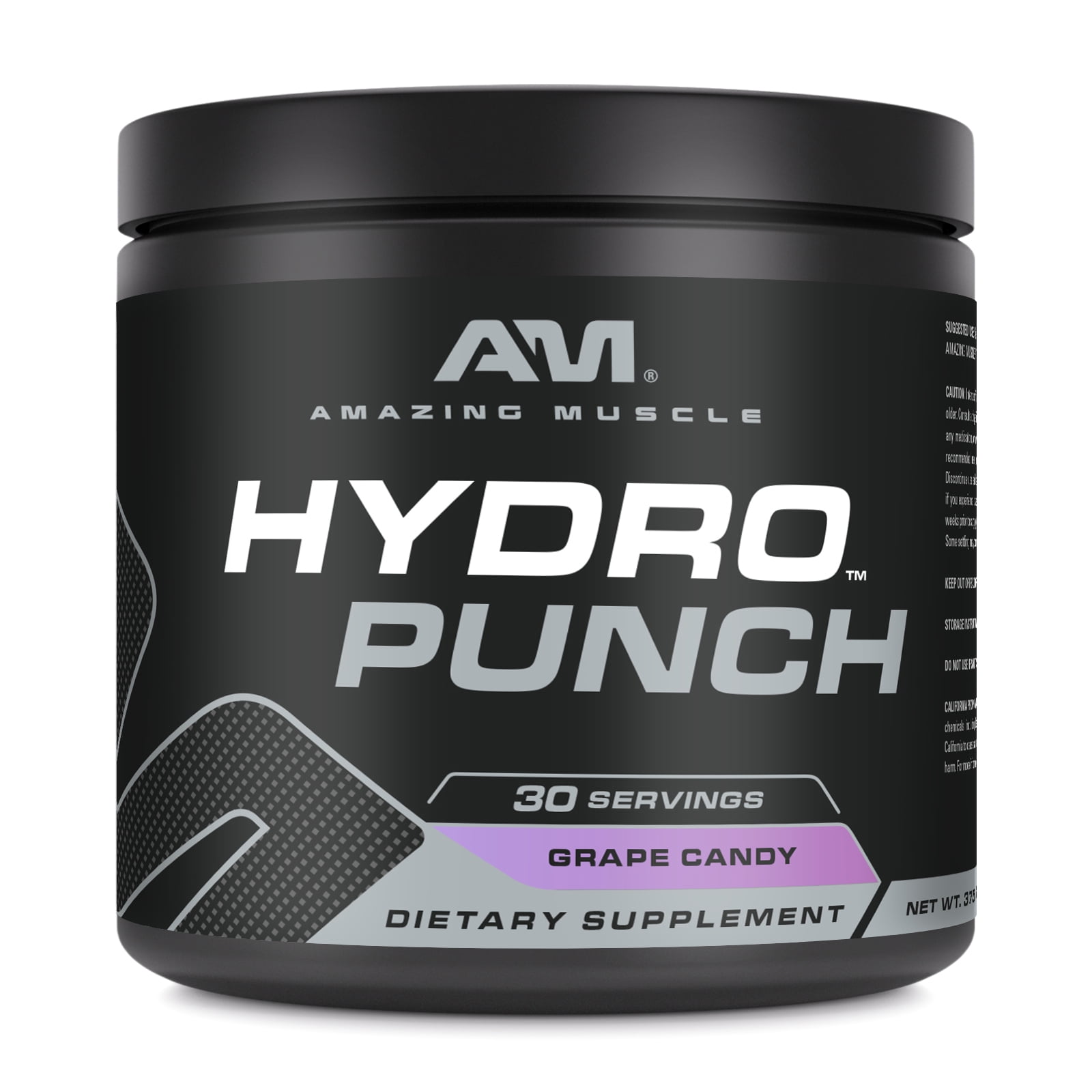 Amazing Muscle Hydro Punch - Grape Candy Flavor - Hydration Powder ...