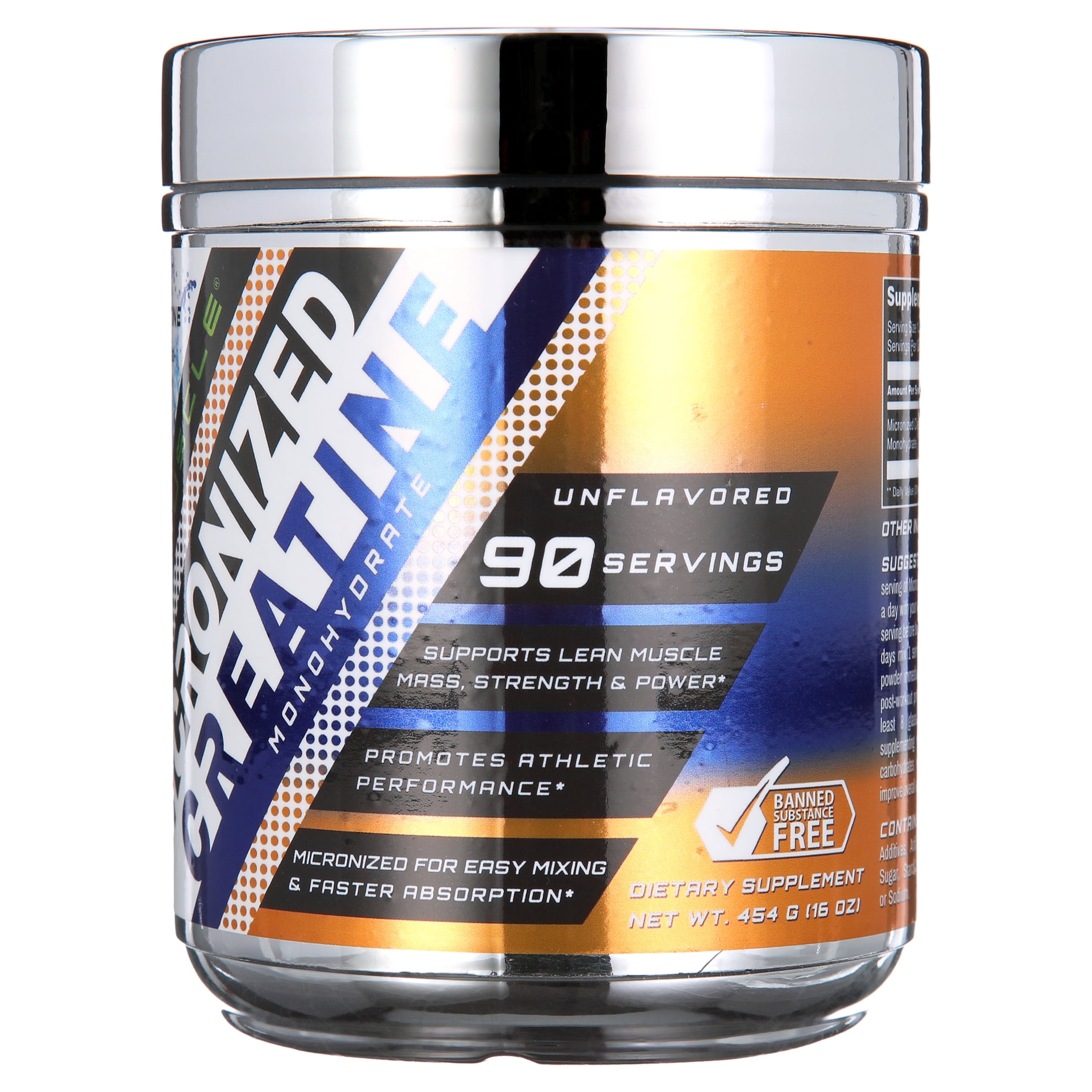 Amazing Muscle Micronized Creatine Monohydrate (Unflavored) - 1 Lb ...