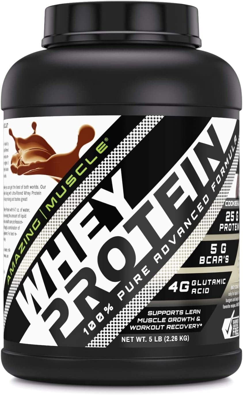 Muscle Whey Protein 5Lbs | Protein powder - Walmart Business Supplies