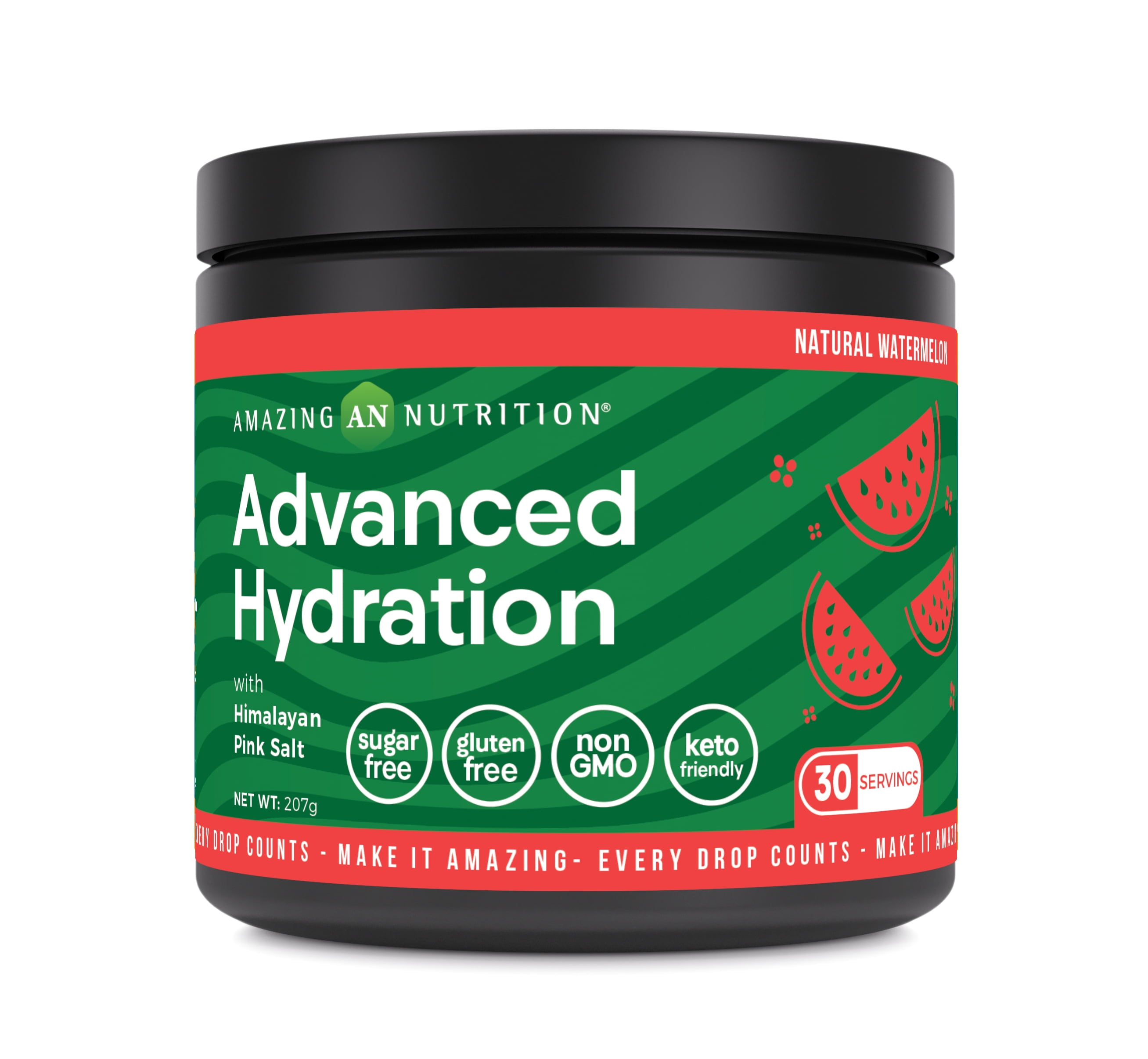 Amazing Nutrition Advanced Hydration, Electrolyte Powder 30 Servings ...