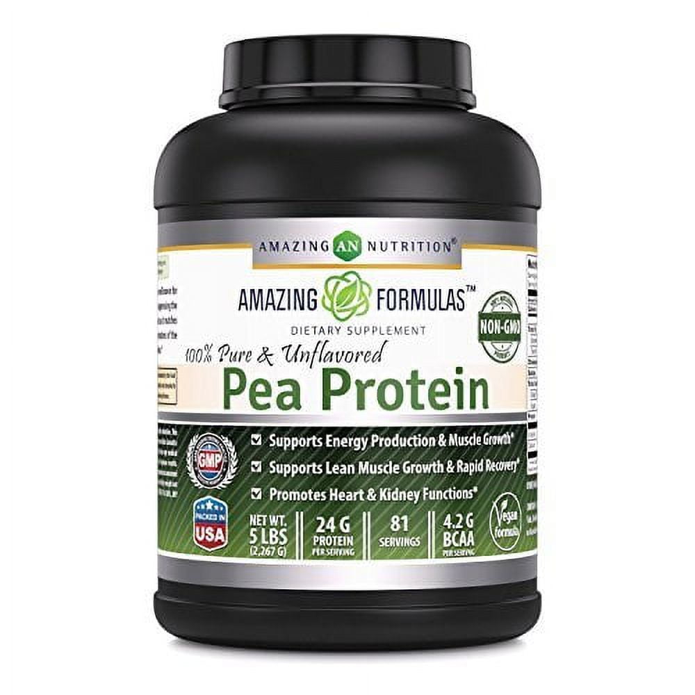 Amazing Nutrition Amazing Formulas 100% Pure & Unflavored Pea Protein ...