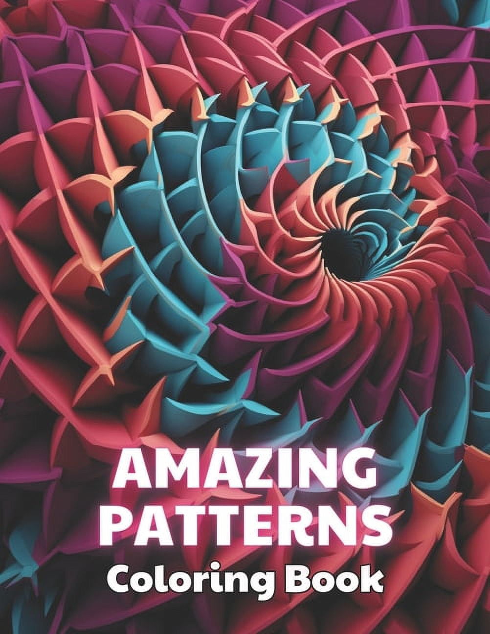Amazing Patterns Coloring Book: 100+ Unique and Beautiful Designs ...