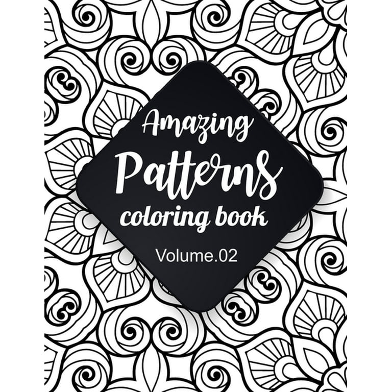 simple pattern coloring book