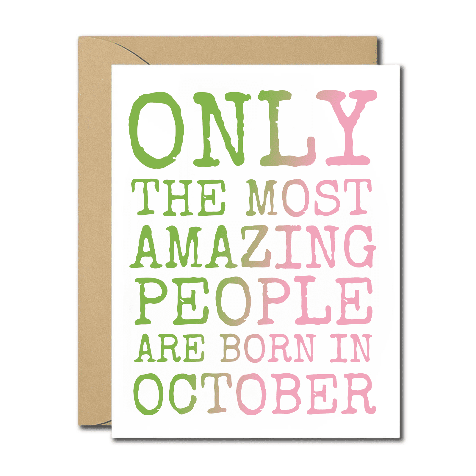 Only the Most Amazing People Are Born in October Card – Fun Greeting ...