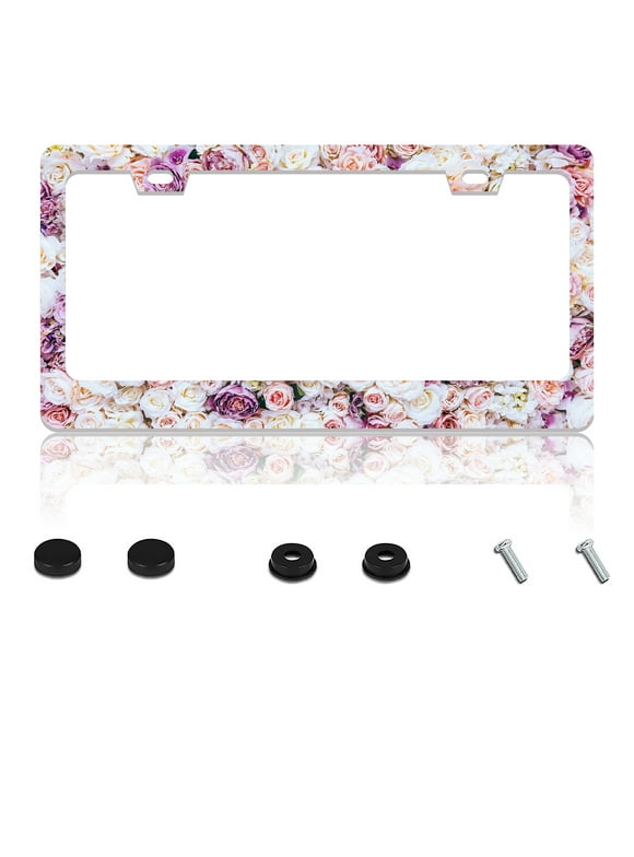 License Plate Frames, Covers & Fasteners in Car Customization - Walmart.com