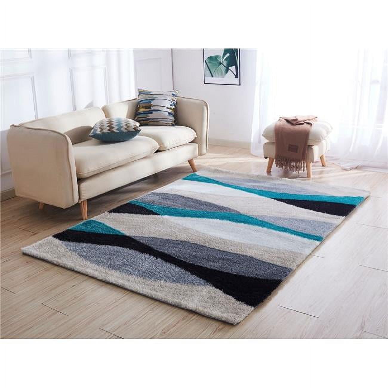 Amazing Rugs, LLC. Aria Collection Soft Pile Hand Tufted Shag Area Rug ...