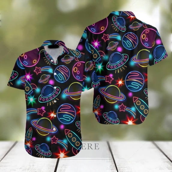Amazing Space Hawaiian Shirt For Men Women HW7364 2656 - Walmart.com