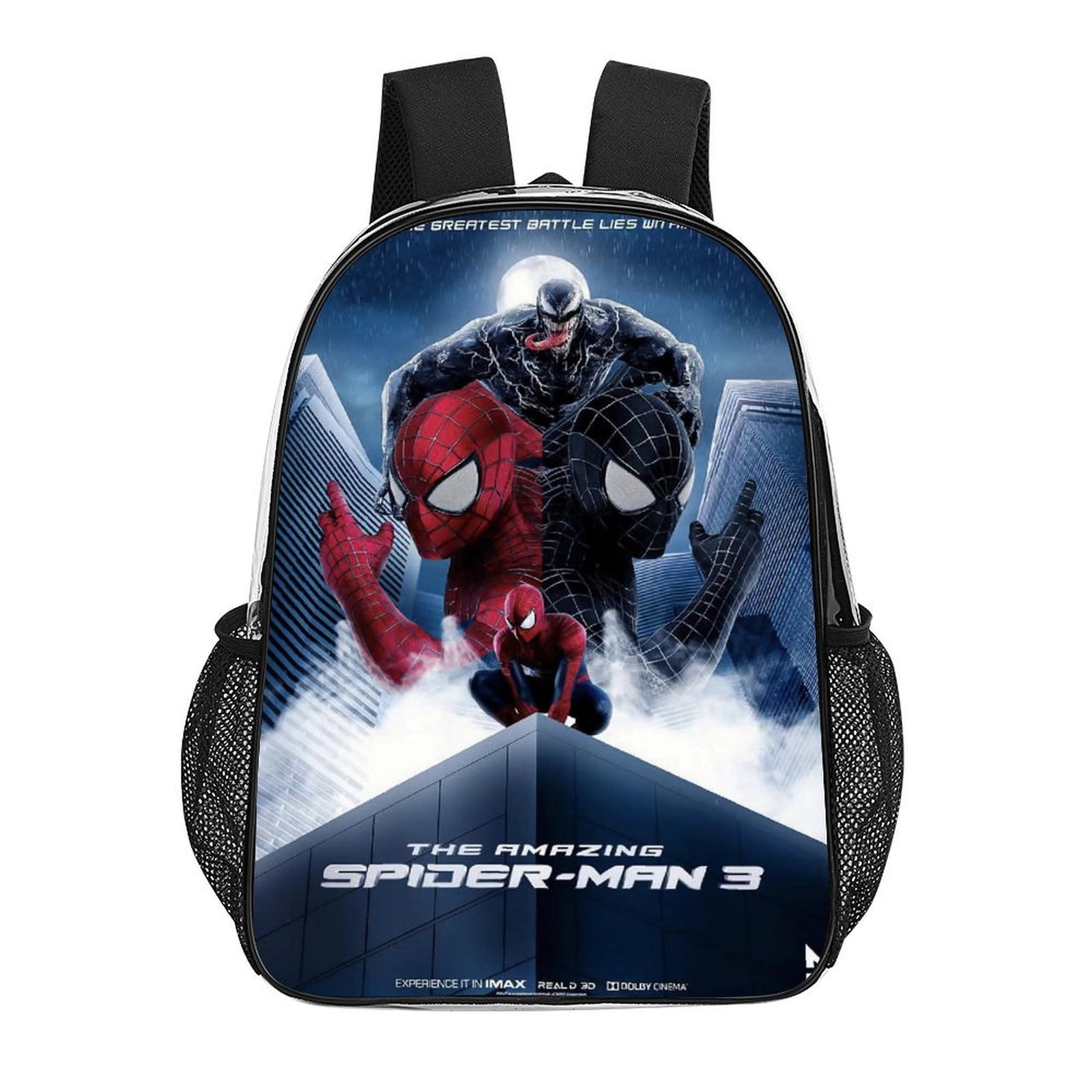 The Amazing Spider Man 5 17 Inch Clear Backpack Large Capacity Heavy ...