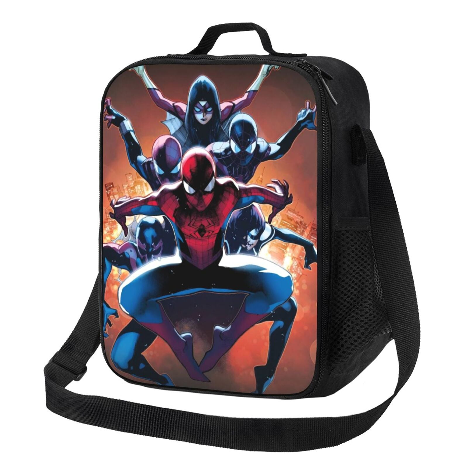 The Amazing Spider-Man 9 Crossbody Lunch Bag Portable Leakproof ...