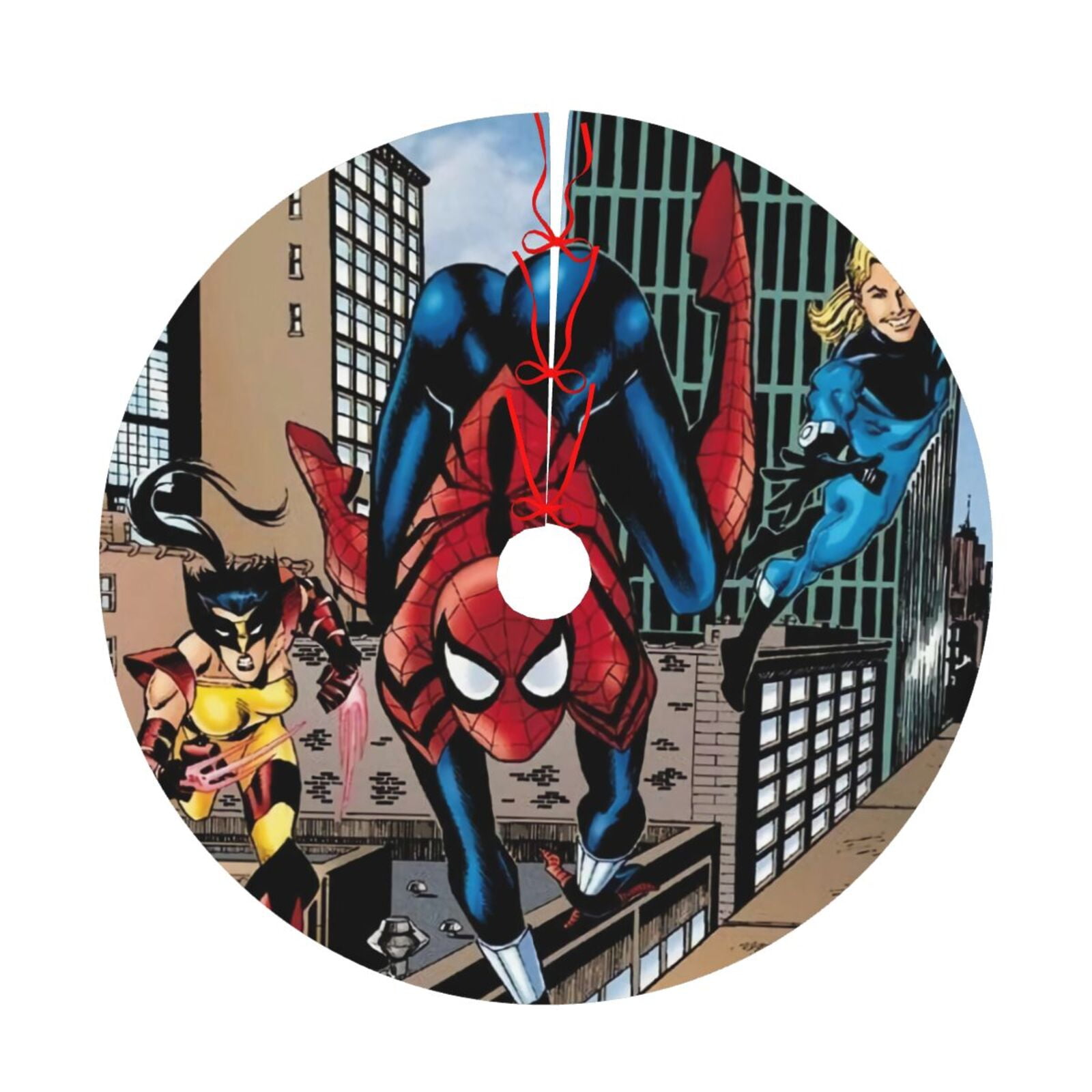 Amazing Spider-Man Christmas Tree Skirt 48 Inch,Christmas Decorations ...