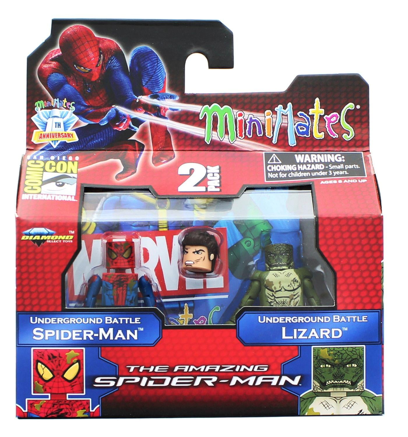 Amazing Spider-Man Exclusive Minimates 2 Pack - Sewer Battle Spider-Man ...