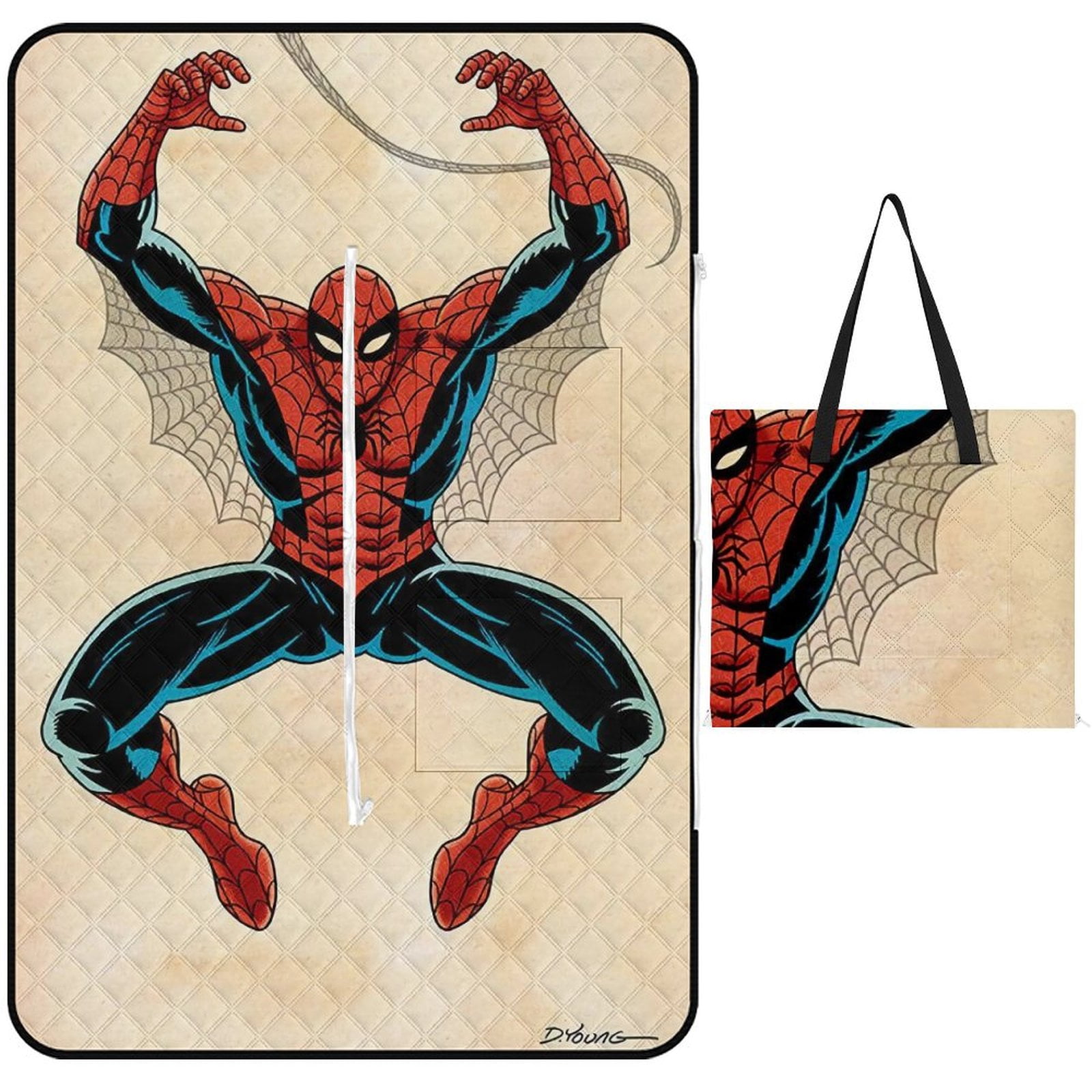 Amazing Spider-Man Picnic Blankets Outdoor Blanket,59'x39' Extra Large ...