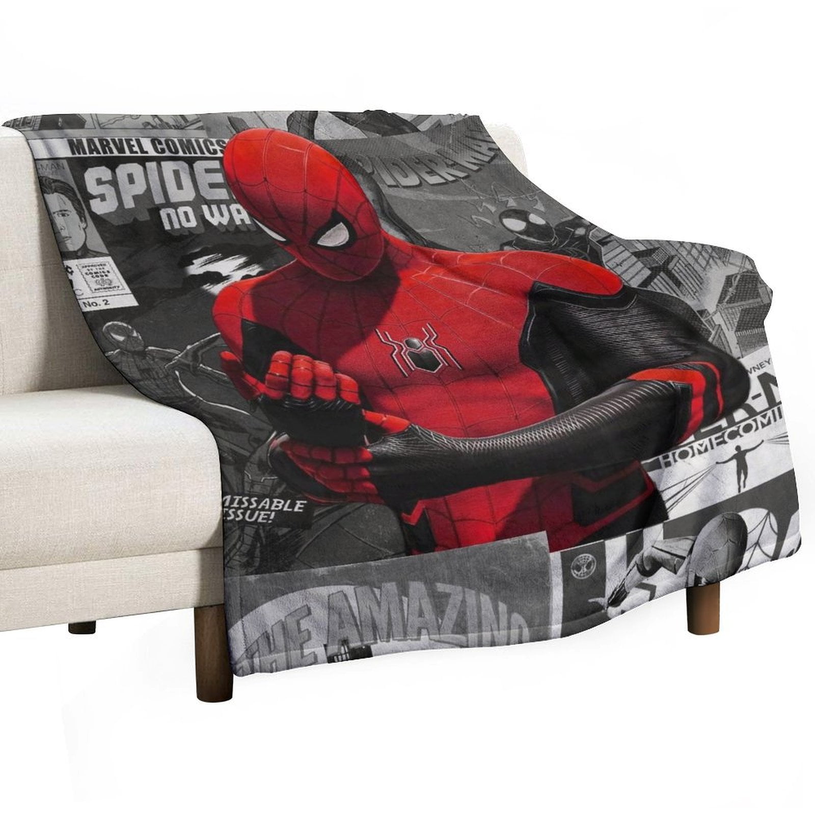 Amazing Spider-Man Throw Blanket,Fleece Throw Blanket for Aldult Kid ...