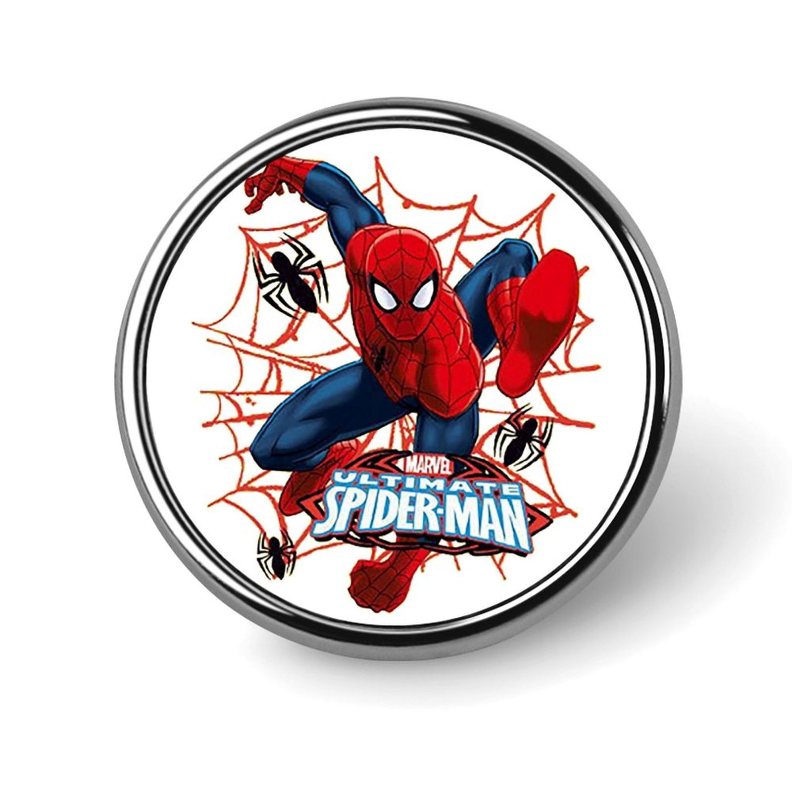 Amazing Spider-Man287 Aluminium Alloy Round Badge Brooch Lapel Pin ...