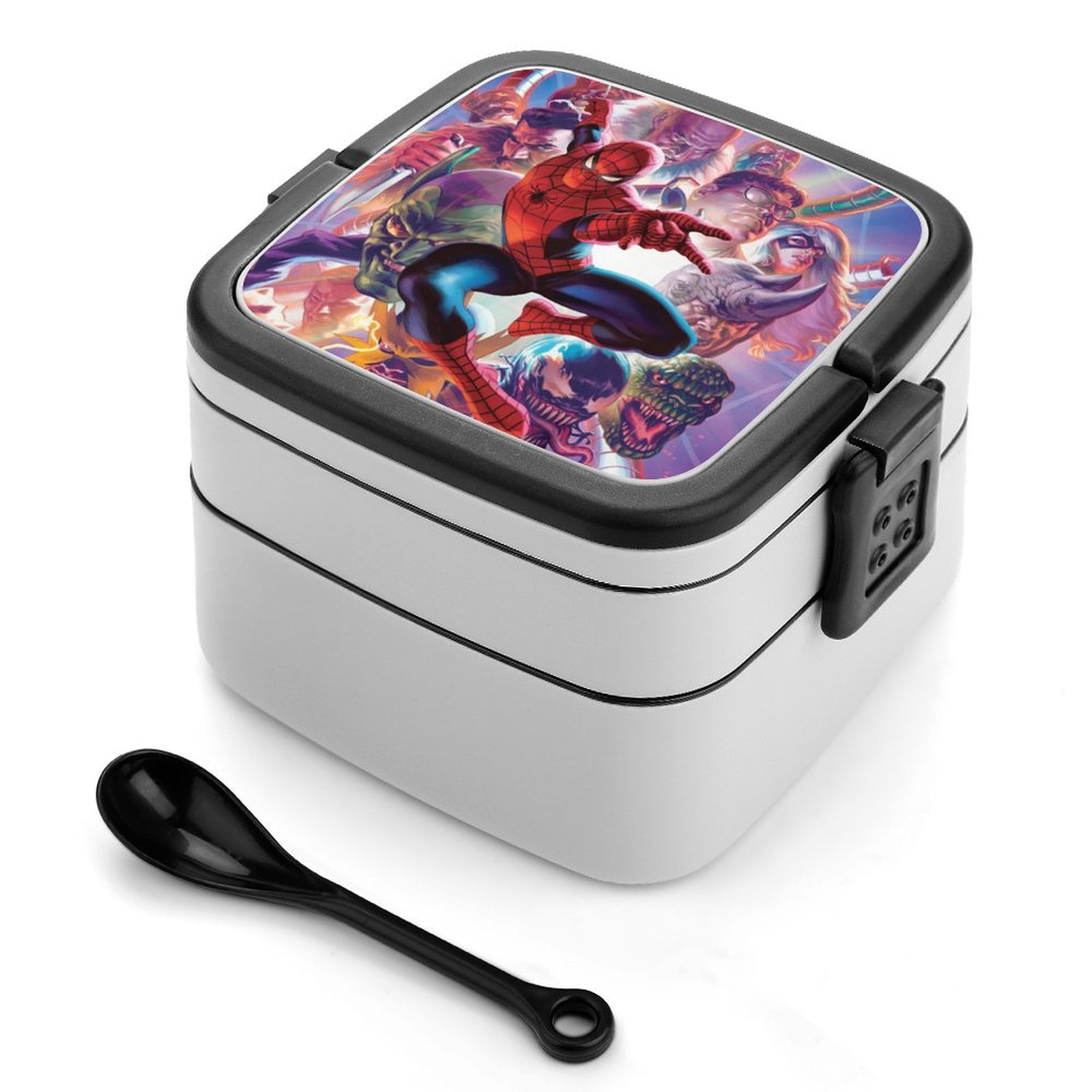 The Amazing Spider-Man352 Lunch Boxes 1000 ML Double Layer Bento Box ...