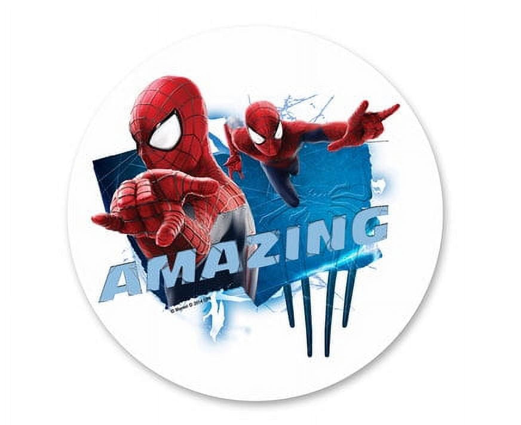 Amazing Spiderman Edible Image Cake Topper, CakeSupplyShop - Walmart.com