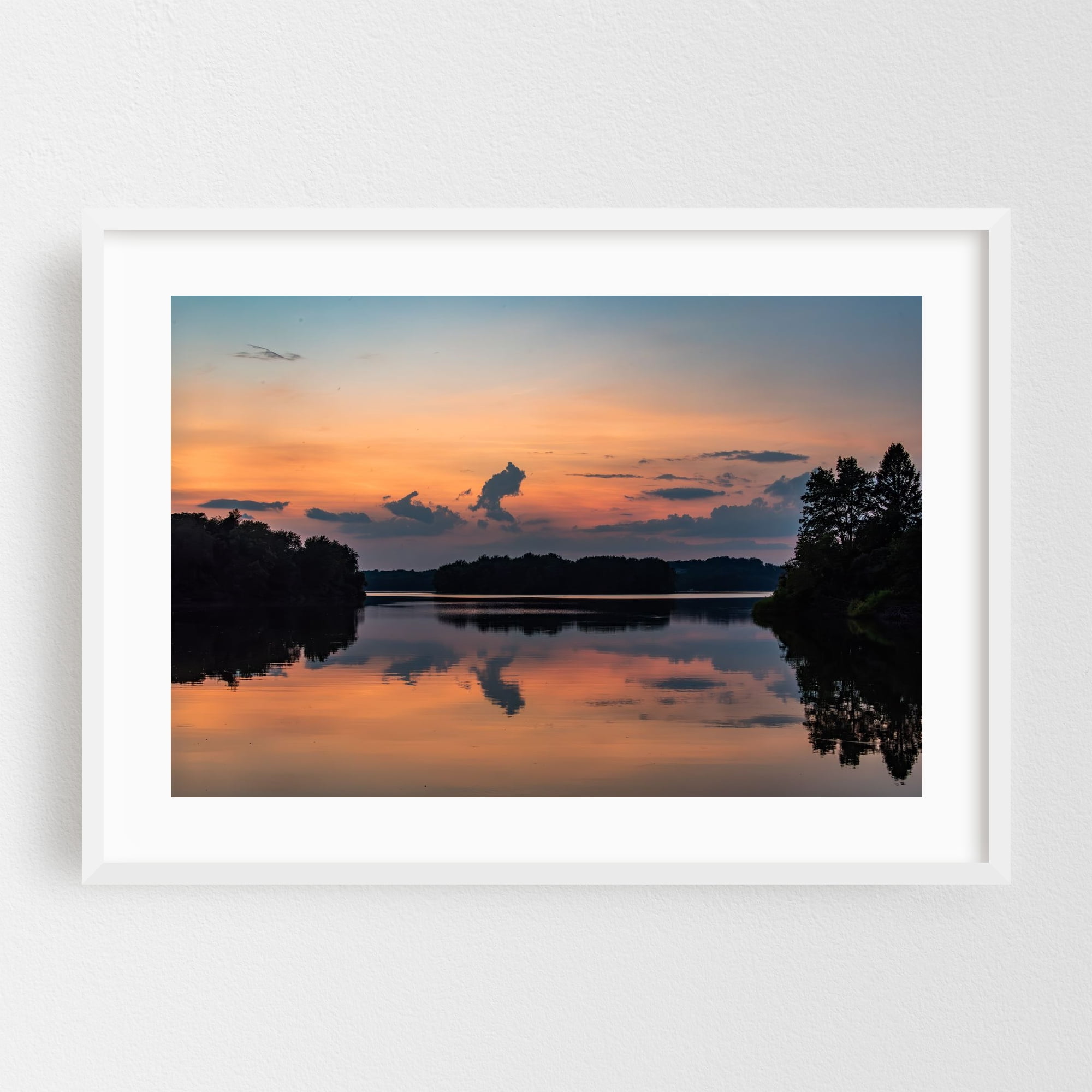 Amazing Sunset at Lake Marburg - Hanover Pennsylvania Photography ...