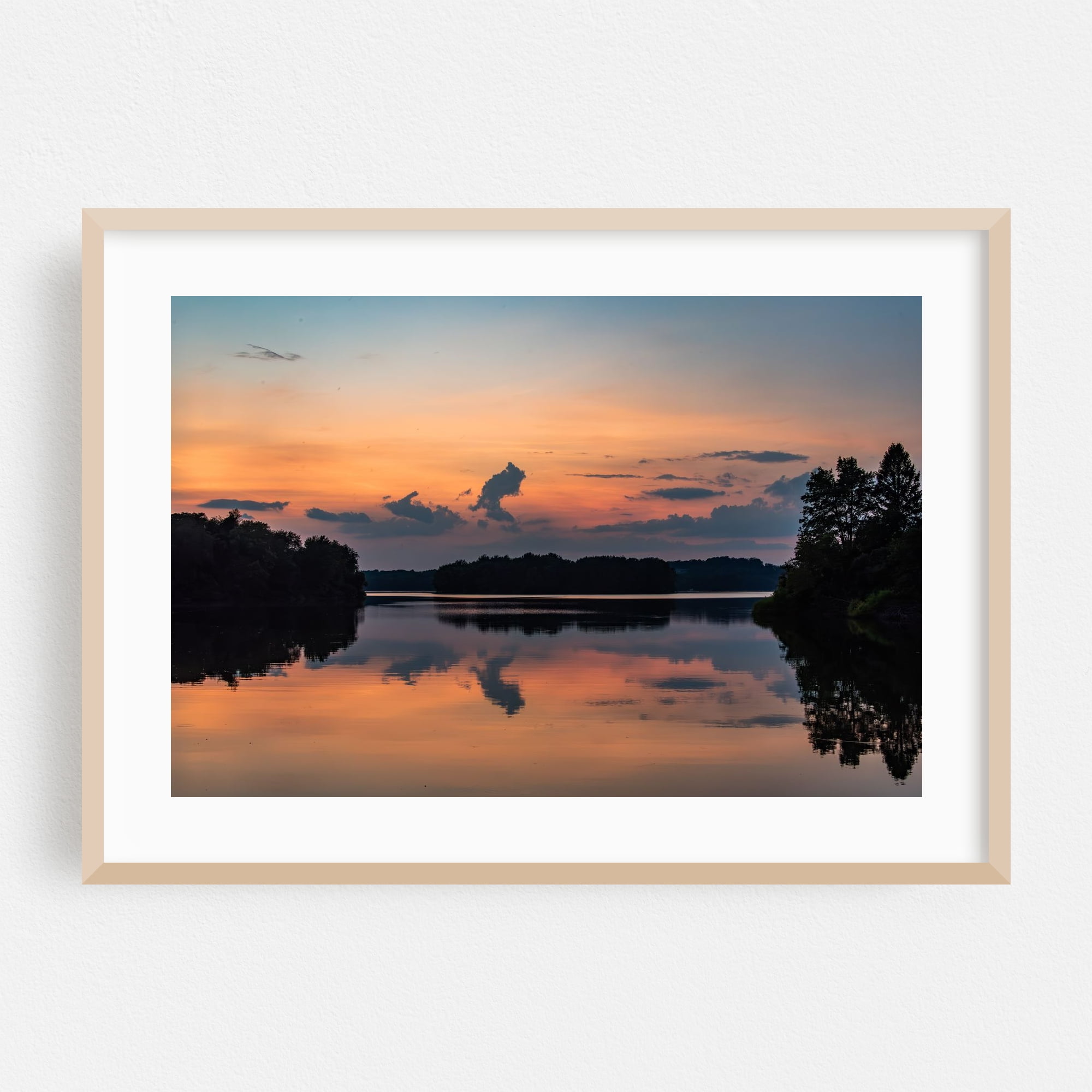 Amazing Sunset at Lake Marburg - Hanover Pennsylvania Photography ...