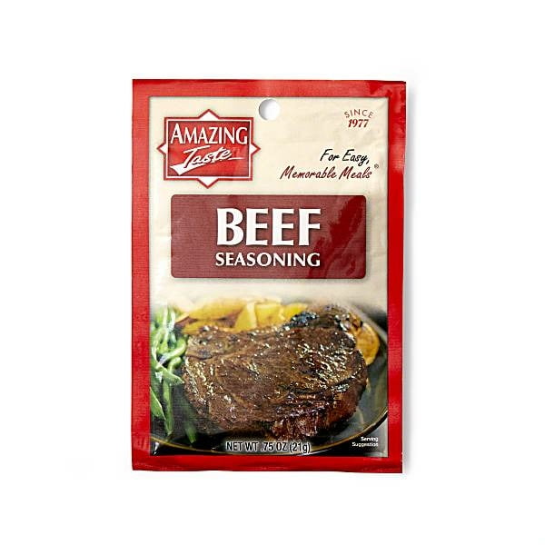Amazing Taste Seasoning Beef 0.75 oz (Pack of 10) - Walmart.com