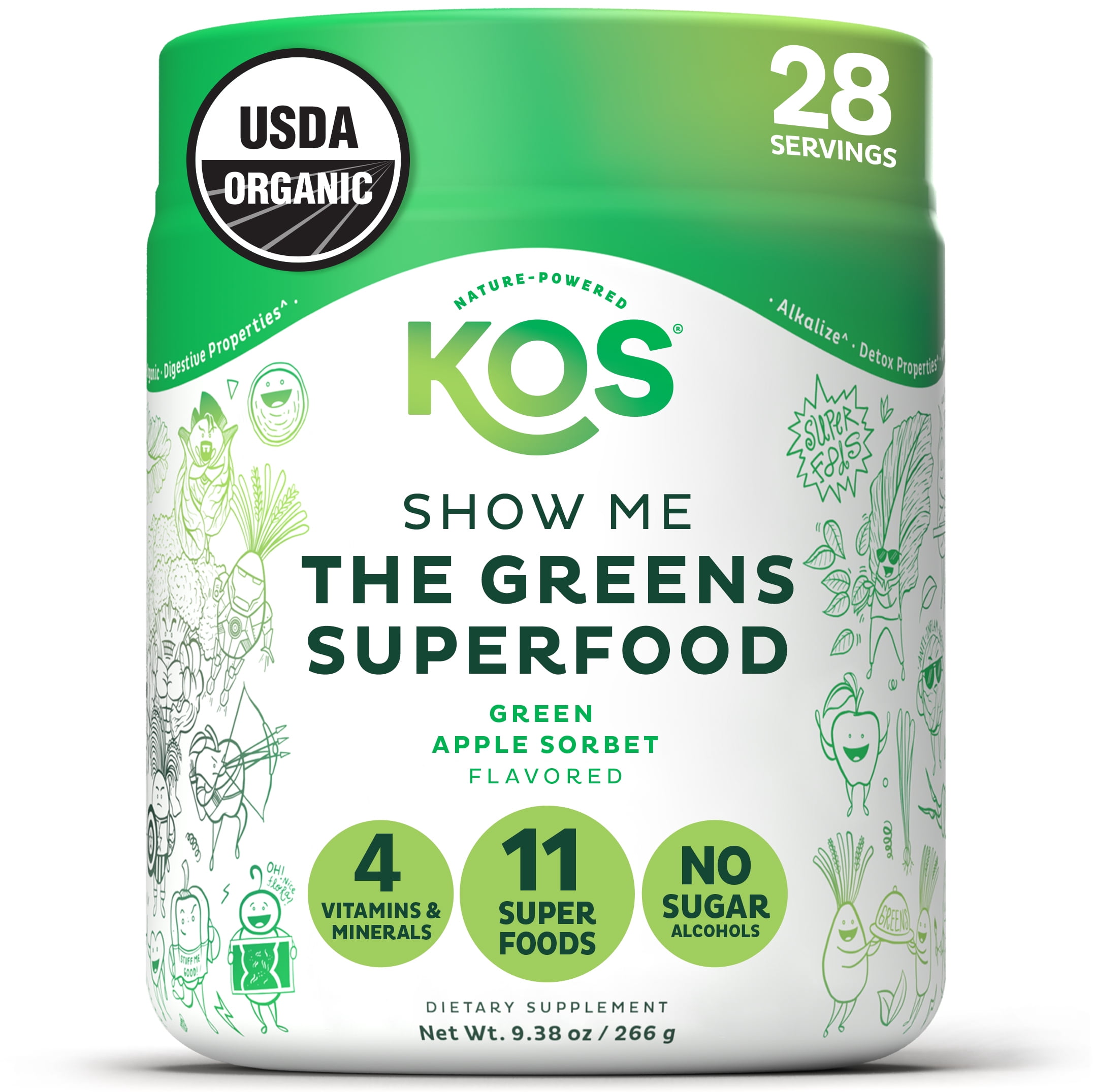 Amazing Tasting Alkalizing Green Superfood Powder - Walmart.com